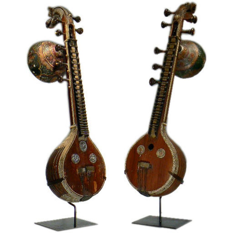 Pair Indivdual Exotic Musical Instruments For Sale at 1stDibs