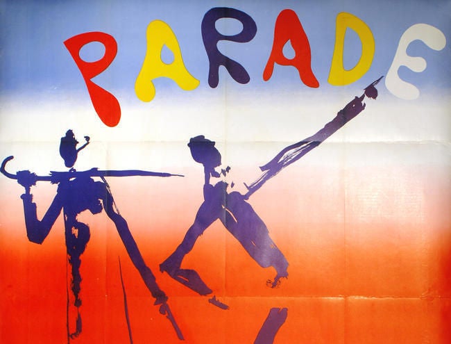 Jacques Tati by Lagrange "Parade," French Movie Poster For Sale at 1stDibs