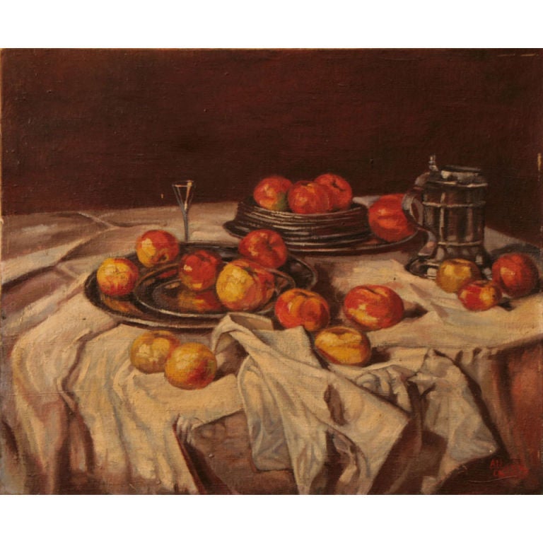 Original Oil on Canvas by Charles Allard at 1stDibs