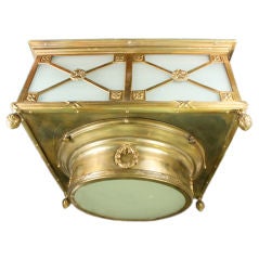 Antique Flush Ceiling Light - For Sale on 1stDibs