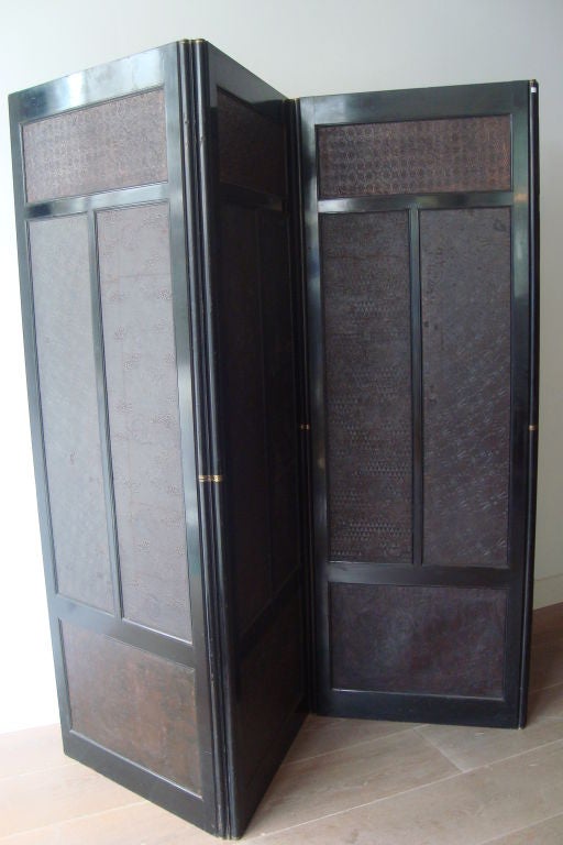 A four-fold Aesthetic movement Screen at 1stDibs