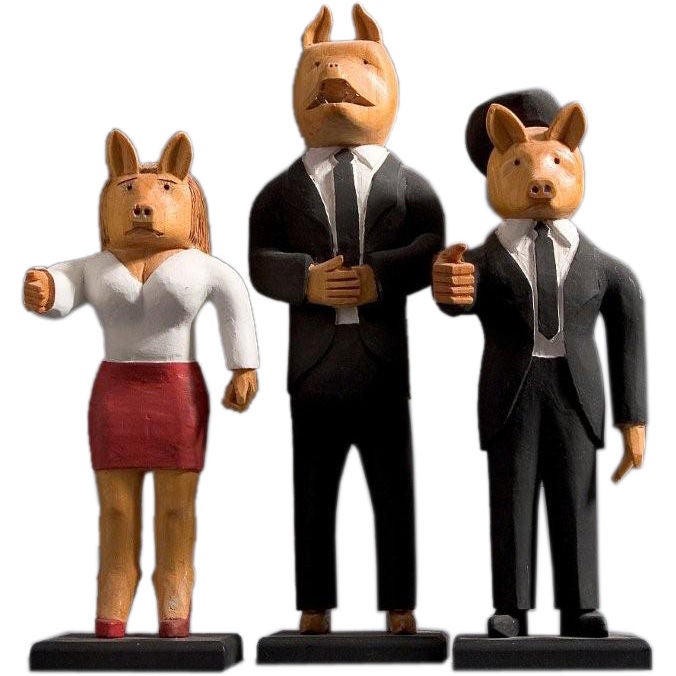 Sultan Rogers -Wolfman and the Pigs at 1stDibs