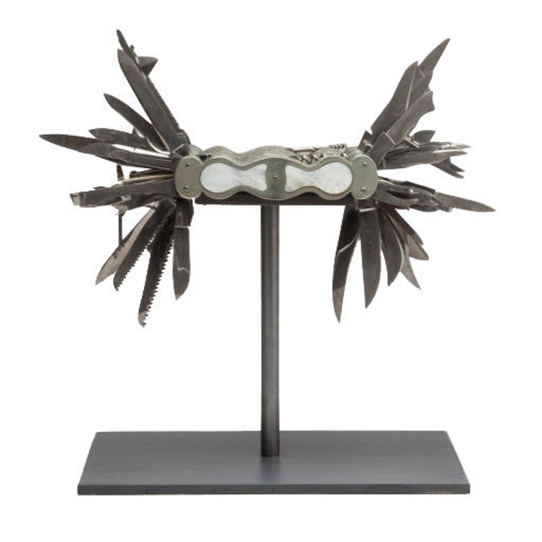 A Magnificent 100 Blade Exhibition Knife at 1stDibs