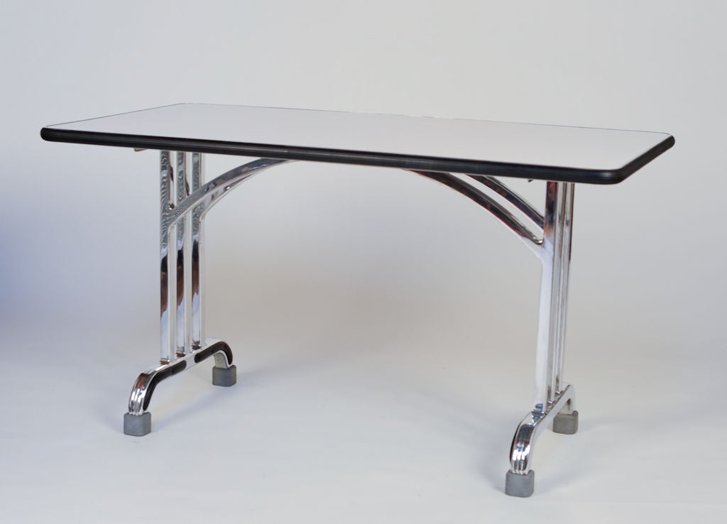 Industrial Design Writing Table by General Fireproofing at 1stDibs