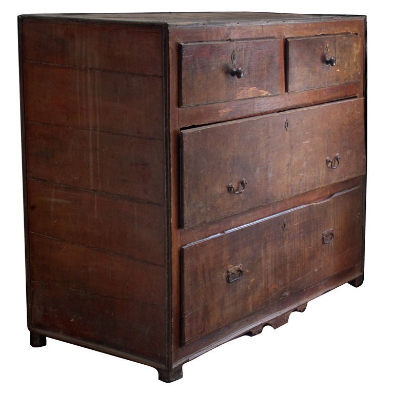 Monumental Primitive Chest of Drawers at 1stDibs