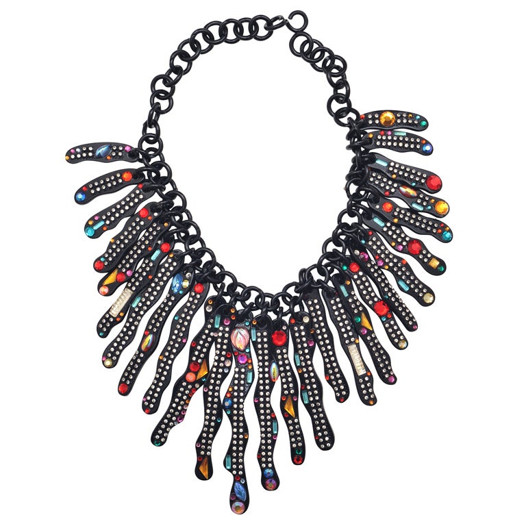 FABULOUS BILL SCHIFFER BIB NECKLACE at 1stDibs