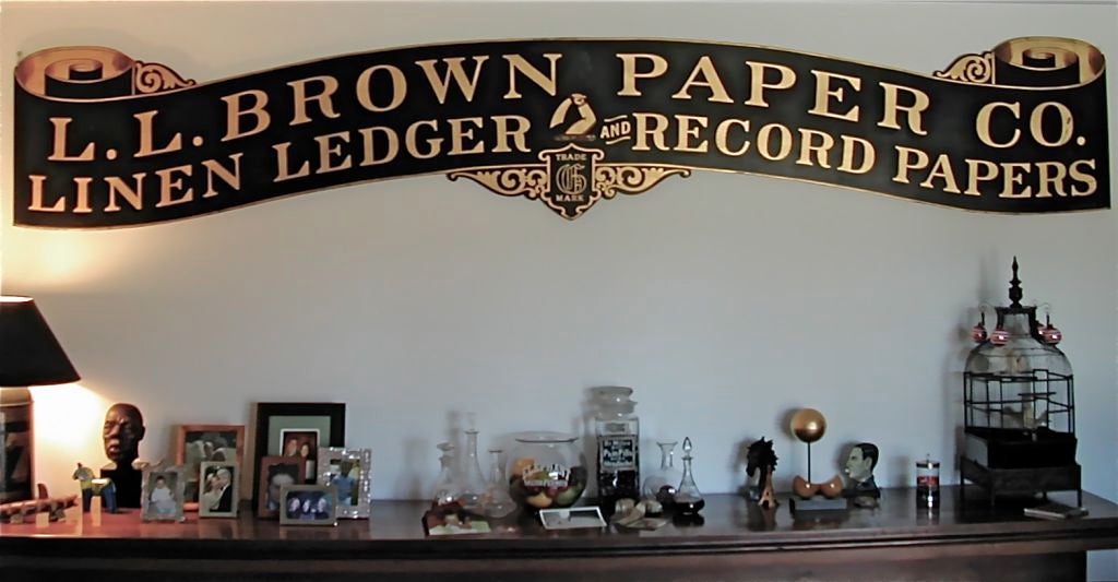 Folk Art Trade Sign From 1876 Centennial Celebration at 1stDibs