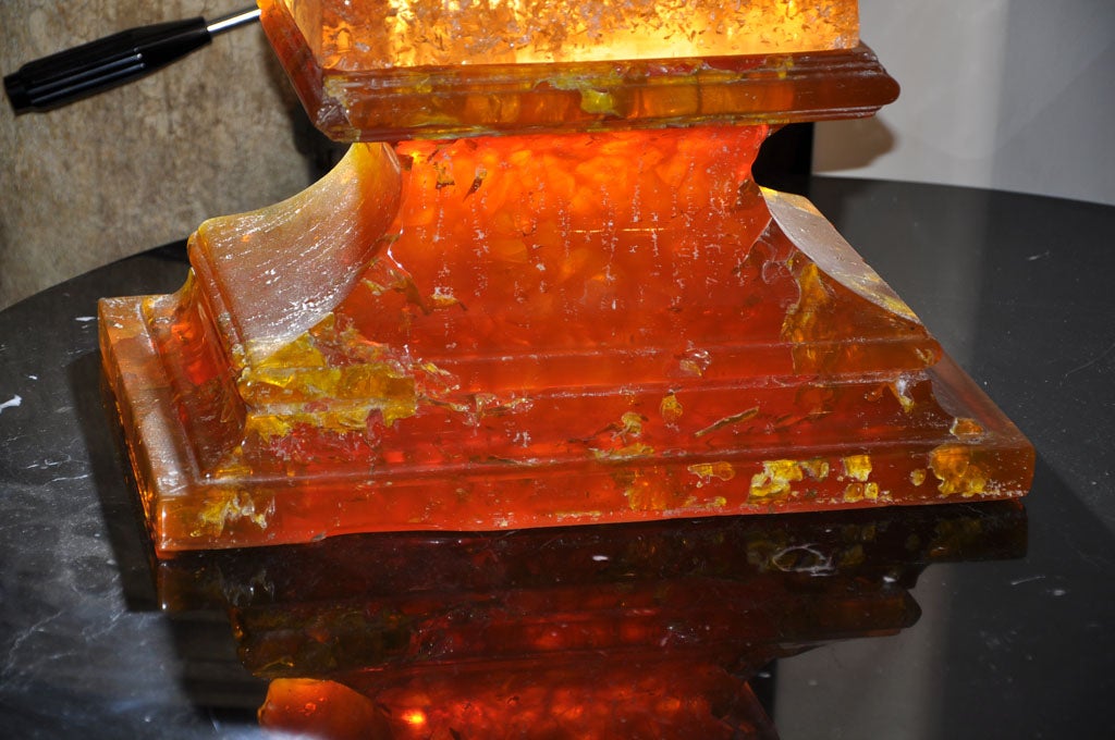 French Resin Obelisk 41"H at 1stDibs