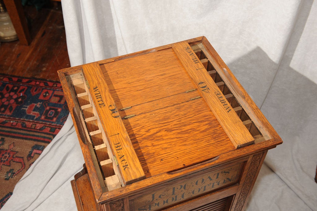 J. and P. Coats' Spool Cabinet at 1stDibs | j & p coats spool cabinet ...