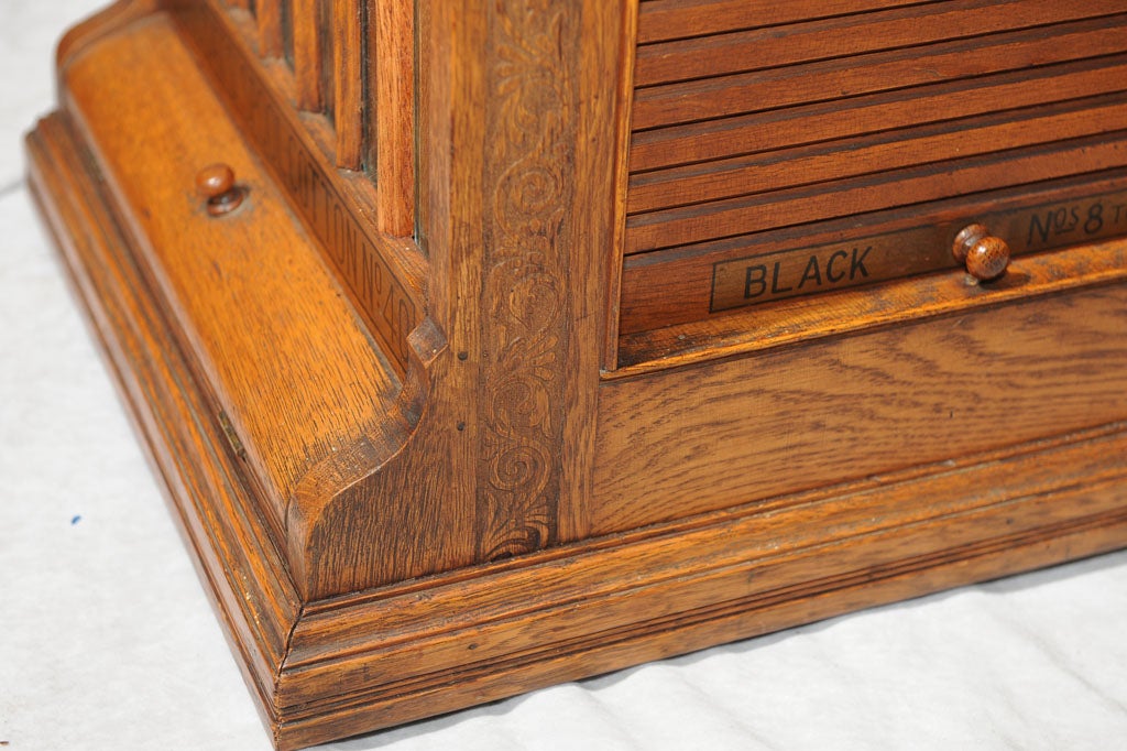 J. and P. Coats' Spool Cabinet at 1stDibs | j & p coats spool cabinet ...