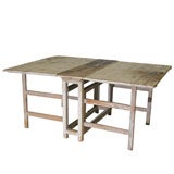 A Swedish Rustic Drop Leaf Table at 1stDibs