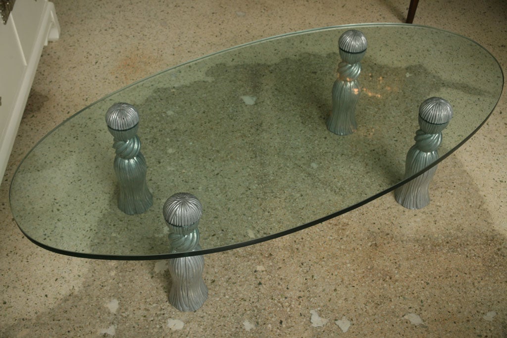 Arthur Court, "Tassle" Cocktail Table For Sale at 1stDibs