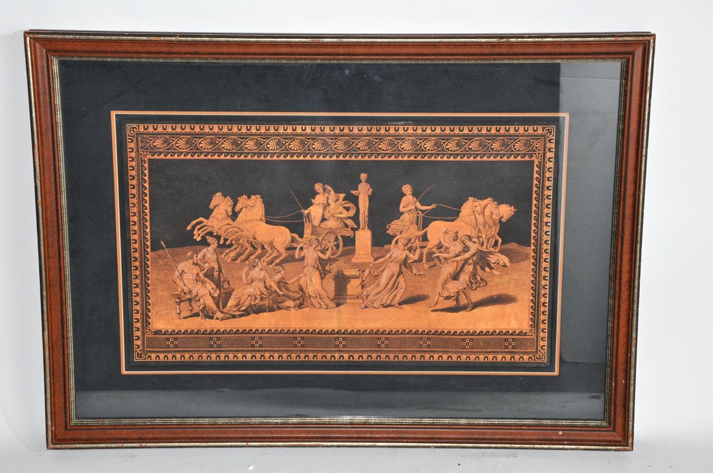 Pair of Decorative Greek Themed Prints For Sale at 1stDibs