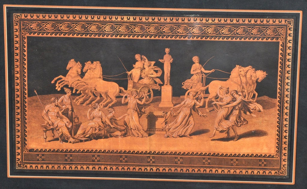 Pair of Decorative Greek Themed Prints For Sale at 1stDibs