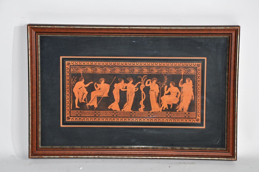 Pair of Decorative Greek Themed Prints For Sale at 1stDibs