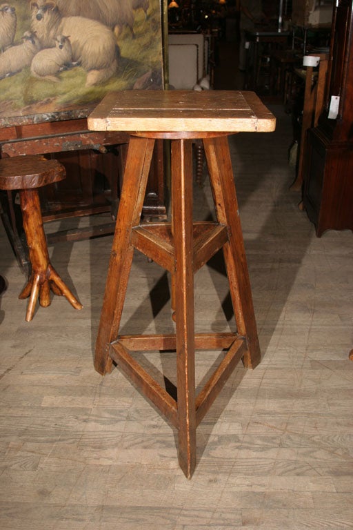 French Rotating Sculpture Stand at 1stDibs