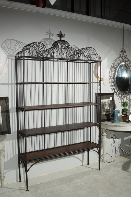 Metal Etagere Bookcase at 1stDibs