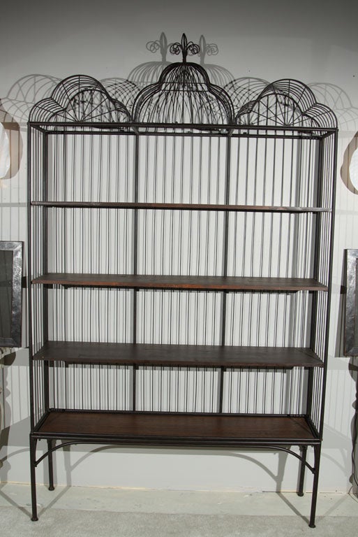 Metal Etagere Bookcase at 1stDibs