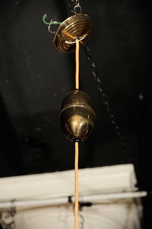 Lightolier Adjustable Height Brass Light Fixture at 1stDibs ...