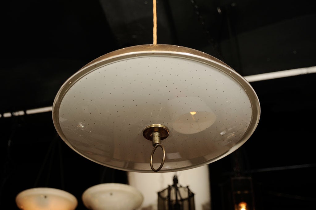 Lightolier Adjustable Height Brass Light Fixture at 1stDibs ...