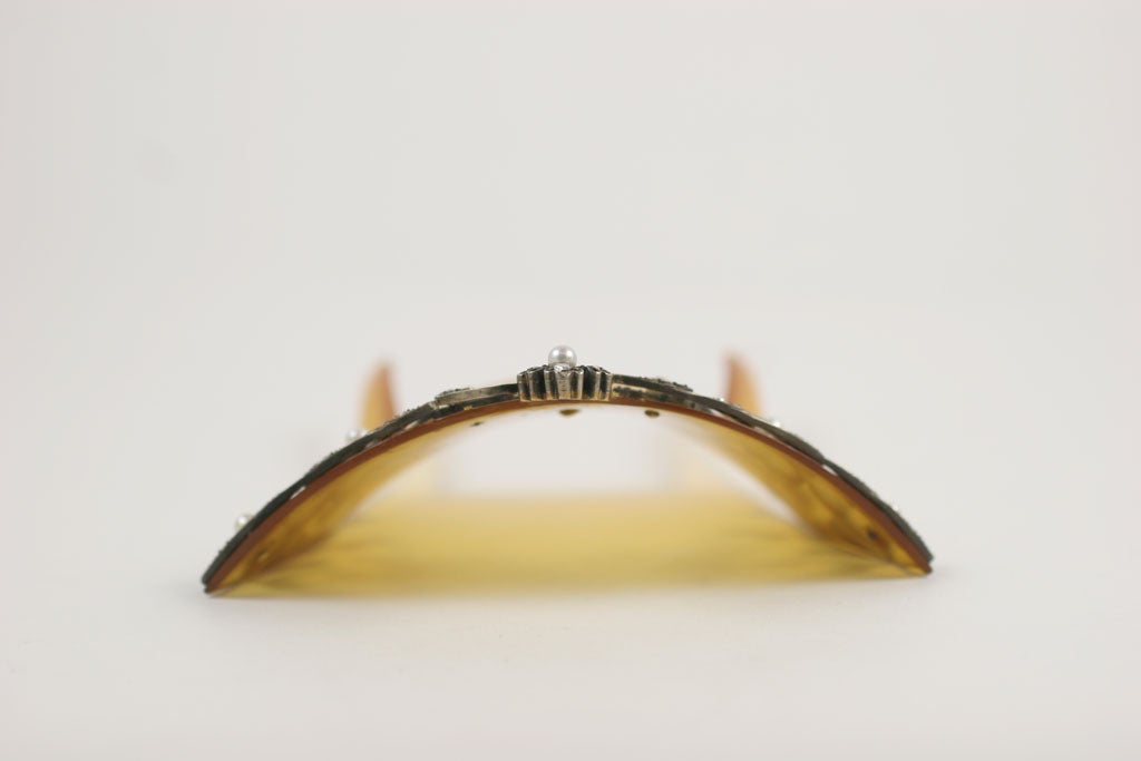 Amber Hair Comb For Sale at 1stDibs