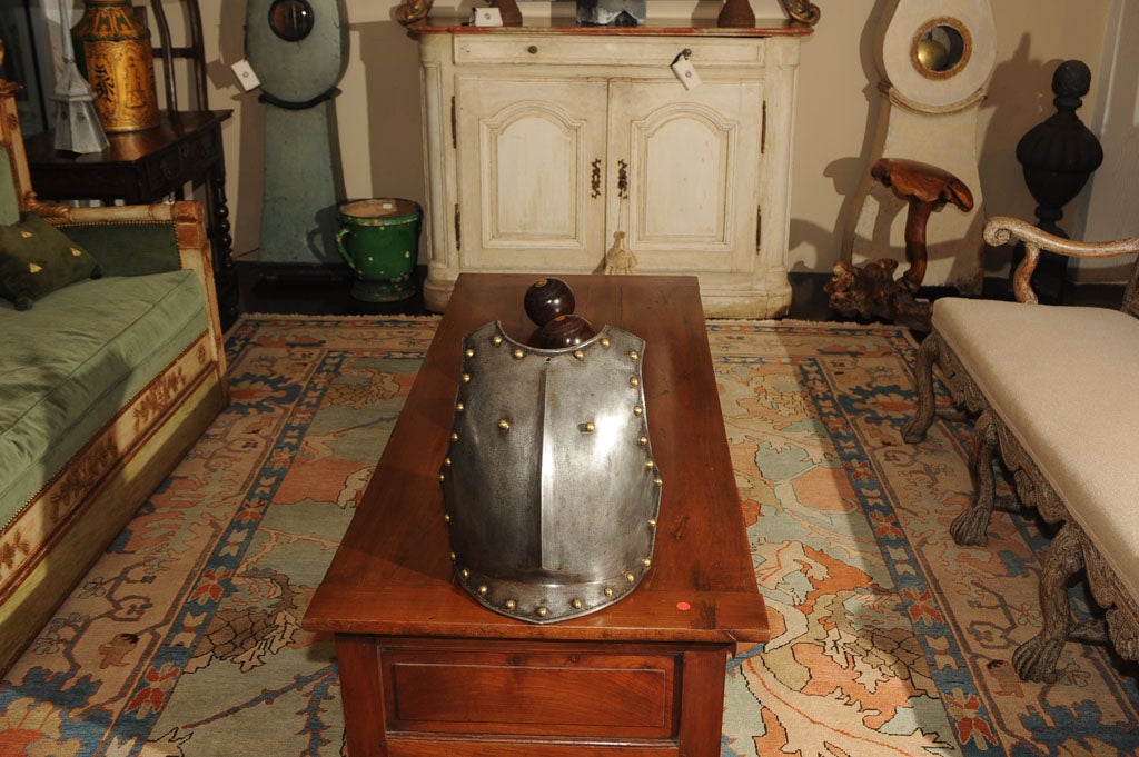 Steel and Brass Armor Breastplate; English circa 1880 at 1stDibs
