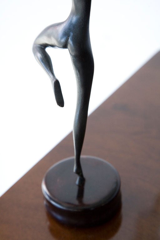 Bronze Hagenauer Dancing Figure at 1stDibs