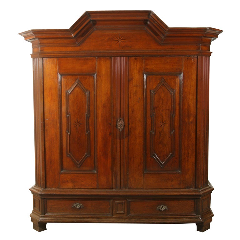 German Oak Kas / Linen Press For Sale at 1stDibs