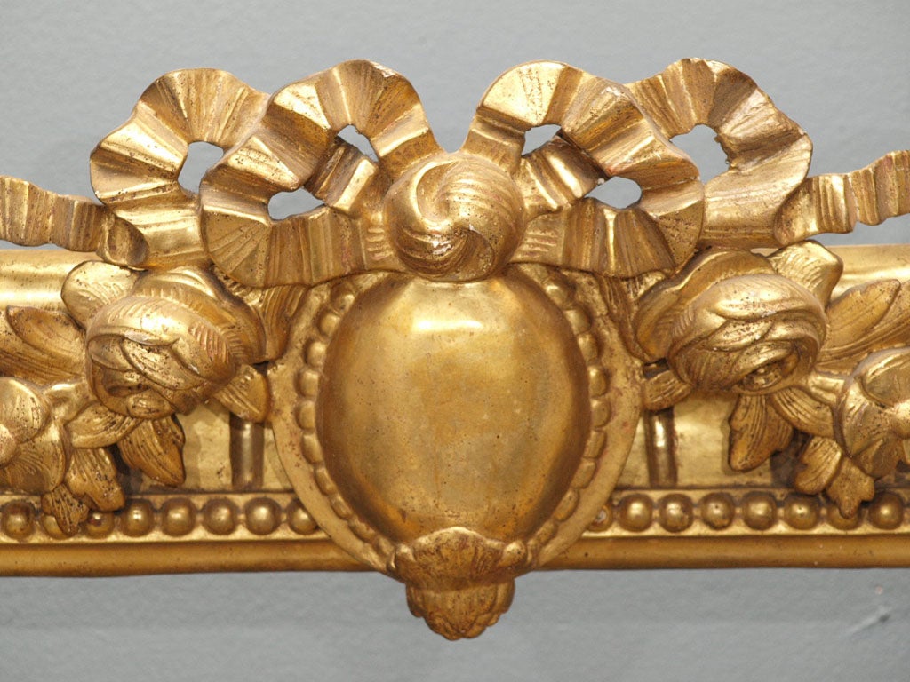 Pair of French carved gilt wood cornices at 1stDibs