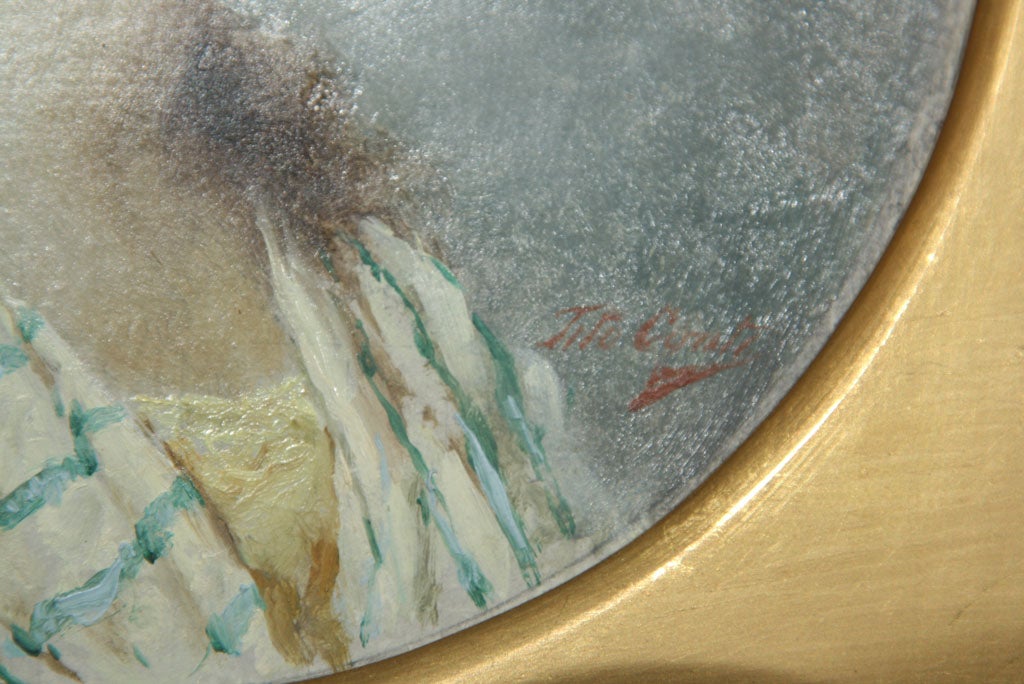 Italian Painting of A Woman By Tito Conti at 1stDibs | tito conti paintings