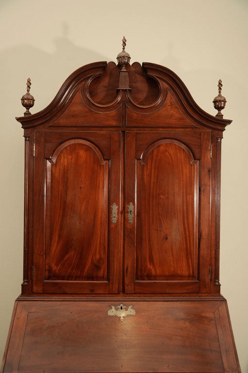 A Rare Diminutive Chippendale Block Front Desk and Bookcase For Sale at ...