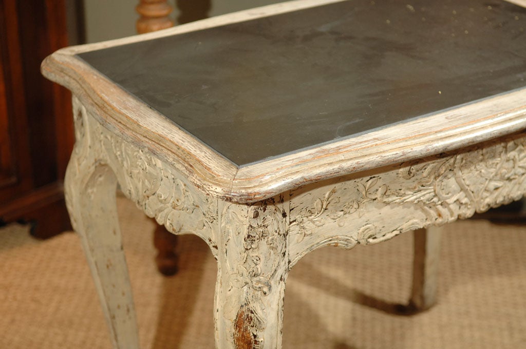 French Low Table with Slate Top and Cabriole Legs at 1stDibs | french cabriole legs, cabriole ...
