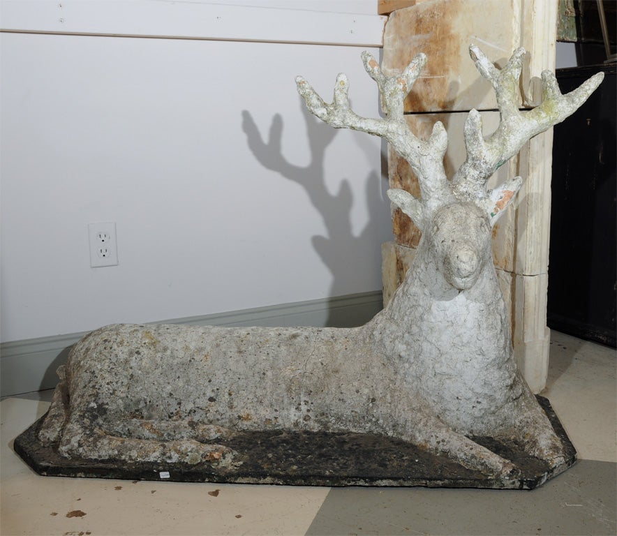 Concrete Deer at 1stDibs