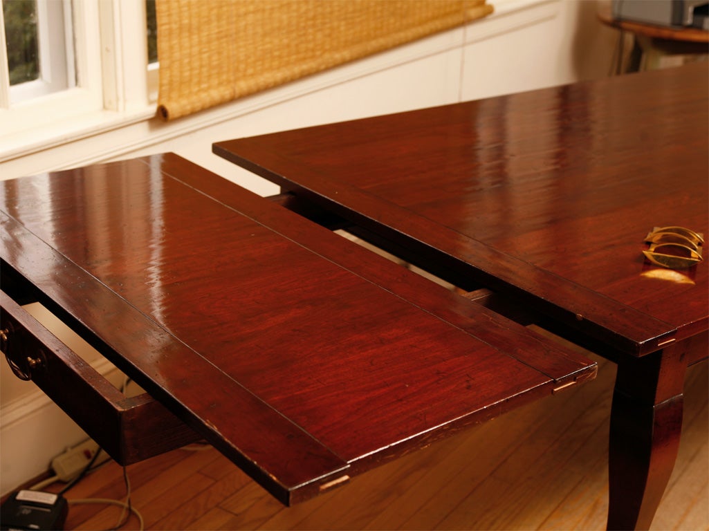 Reproduction Cherry Table, with Two Leaves For Sale at 1stDibs | table ...