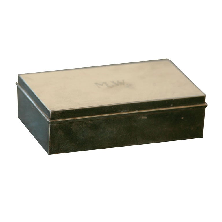 Tiffany and Company Sterling Silver Humidor at 1stDibs