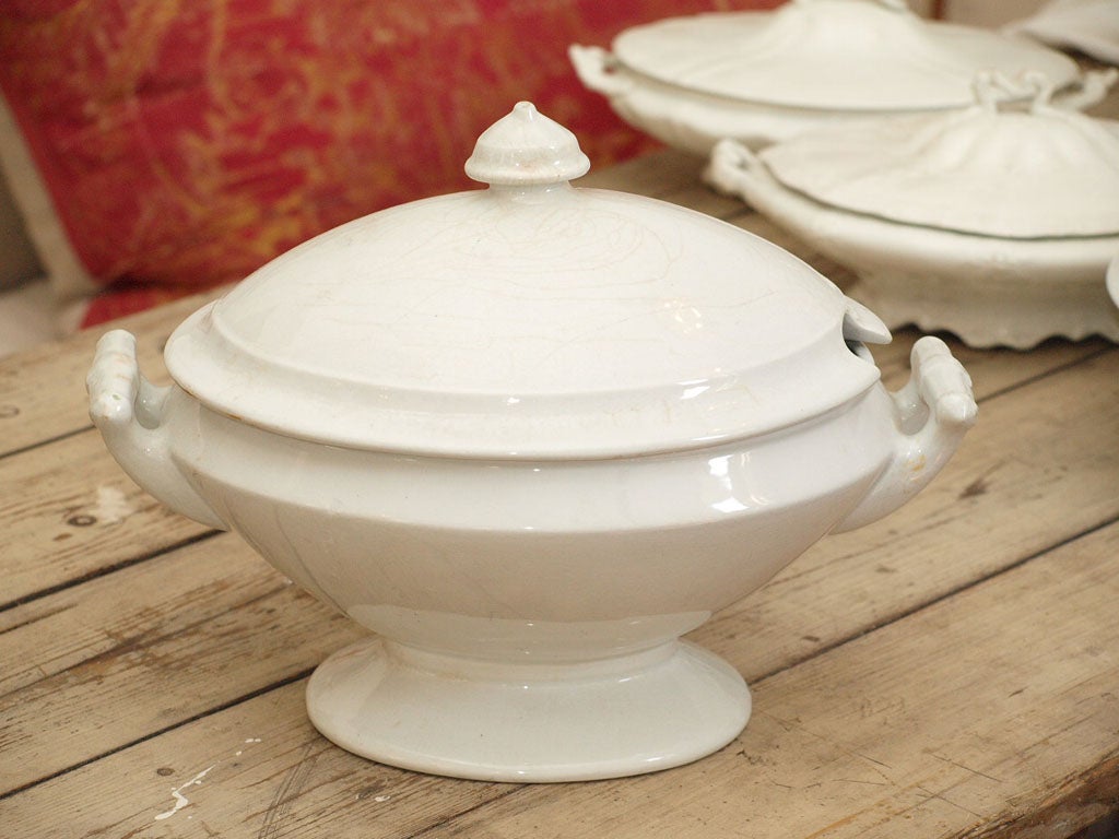 Set of Four (4) Antique Ironstone Tureens at 1stDibs