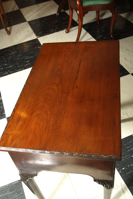 Irish Mahogany Three-Drawer Lowboy at 1stDibs