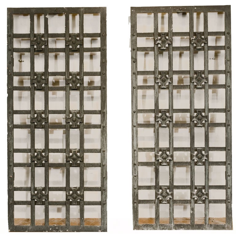 Art Deco Iron Panels For Sale at 1stDibs