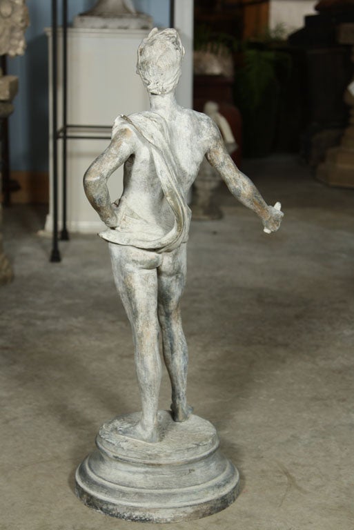 Fine Zinc Statue of "Les Lauriers" by Nelson at 1stDibs | zinc sculpture