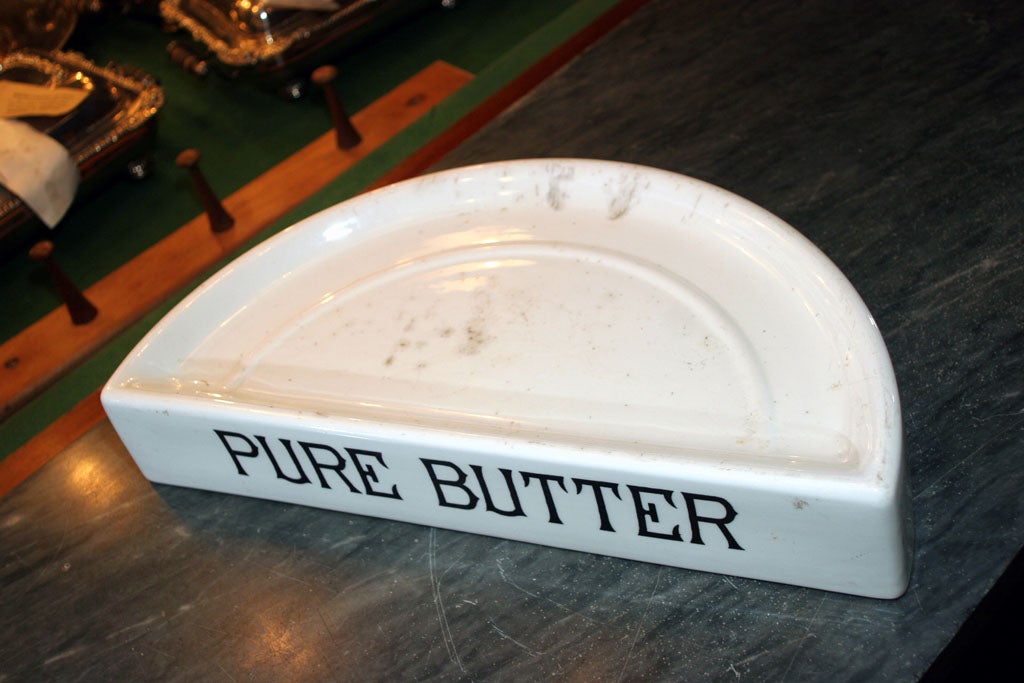 HALF ROUND BUTTER SLAB at 1stDibs | butter slab clothing