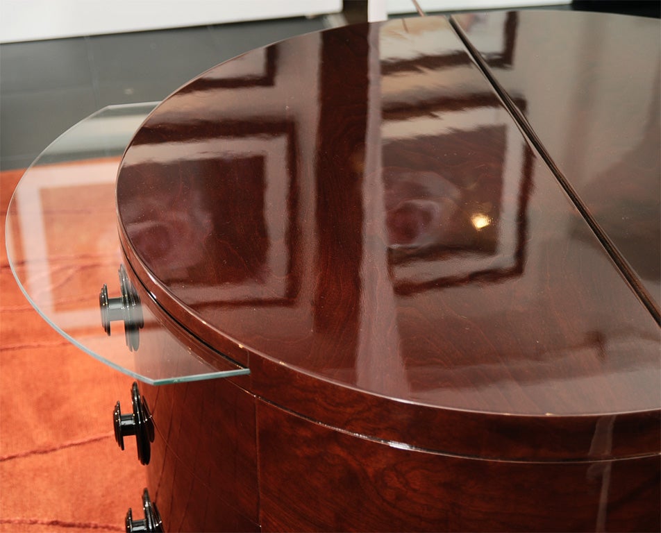 Half Circle Deco Dressing Table Model Used Lucille Ball For Sale at ...