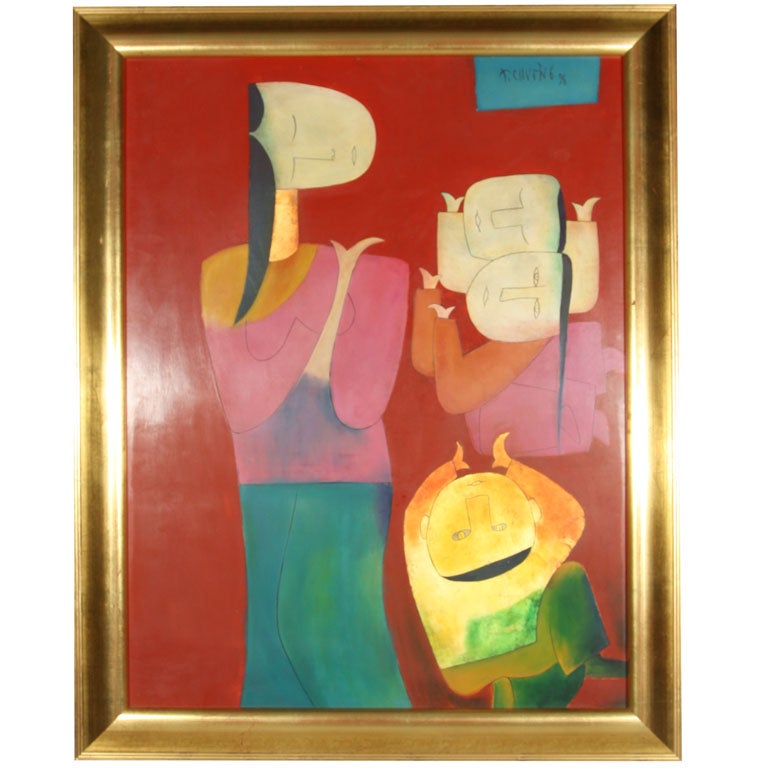 Le Thiet Cuong Oil Painting For Sale at 1stDibs