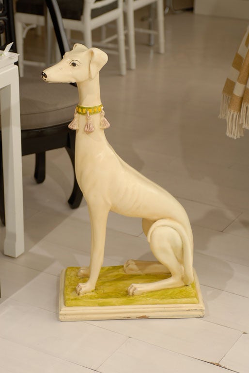 Whippet Statue at 1stDibs