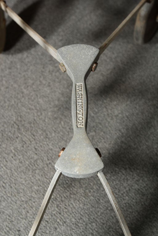 Coffee Table Base Casket Mover Industrial Chic at 1stDibs