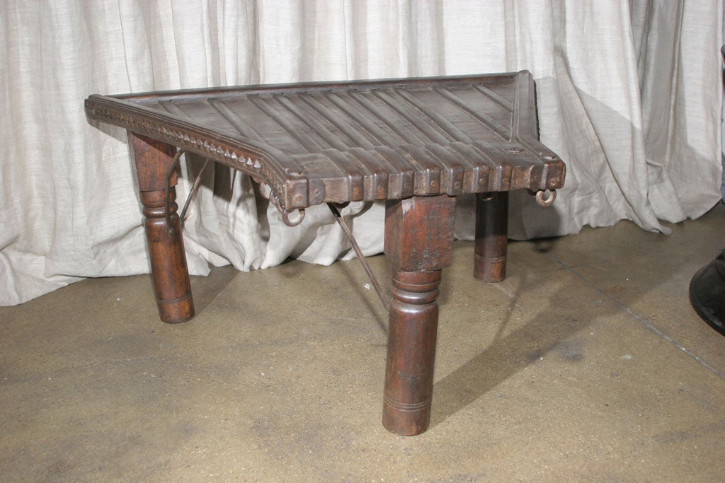 Mandolin Ox Cart Table at 1stDibs | indian ox cart coffee table
