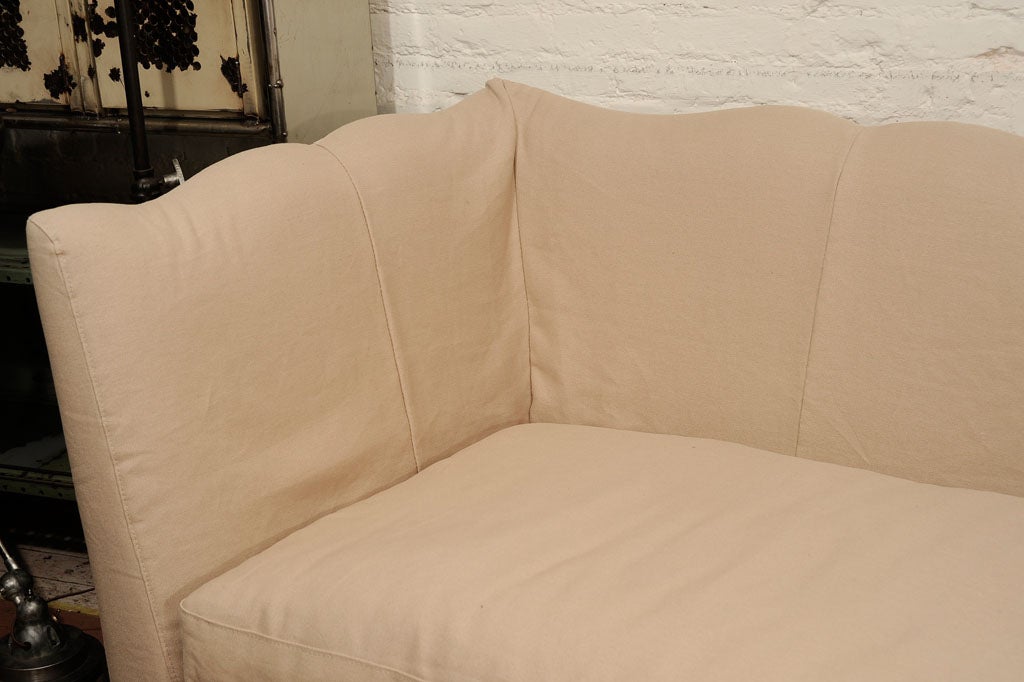 Wavy Backed Sofa at 1stDibs