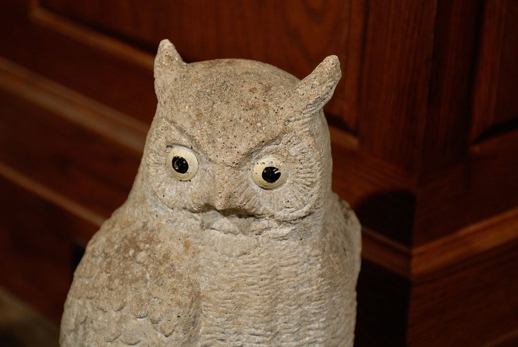 Stone Owl at 1stDibs