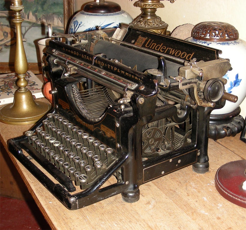 1912 Underwood Typewriter For Sale at 1stDibs | 1912 typewriter