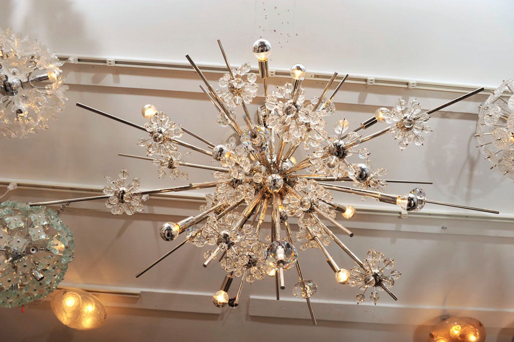 Large Custom Handmade Crystal Sputnik For Sale at 1stDibs