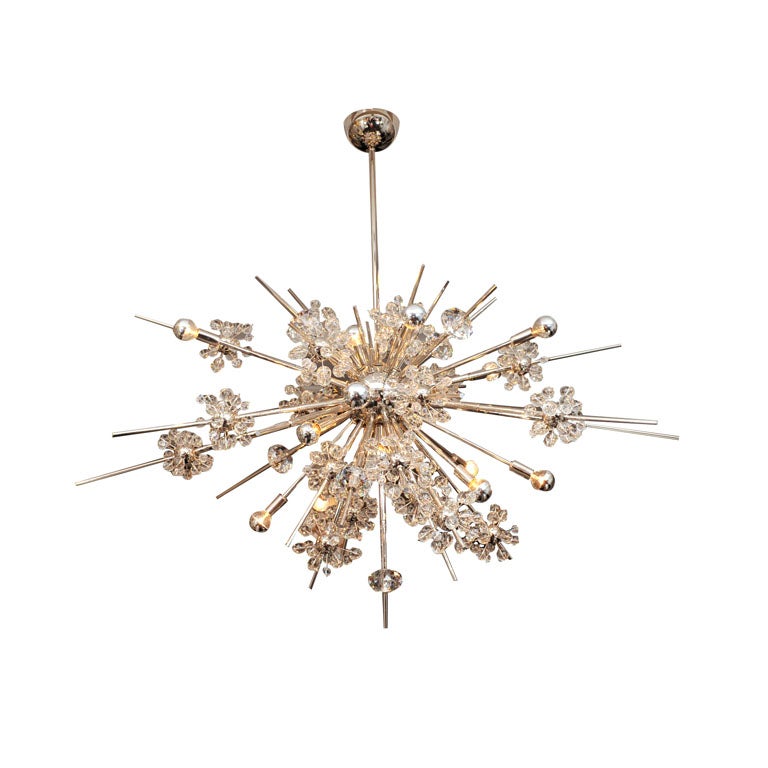 Large Custom Handmade Crystal Sputnik For Sale at 1stDibs